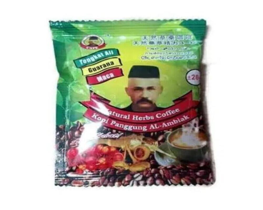 Kopi panggung strong man - 1 sachet 25g café bio herbs – Rose Diamant Paris
